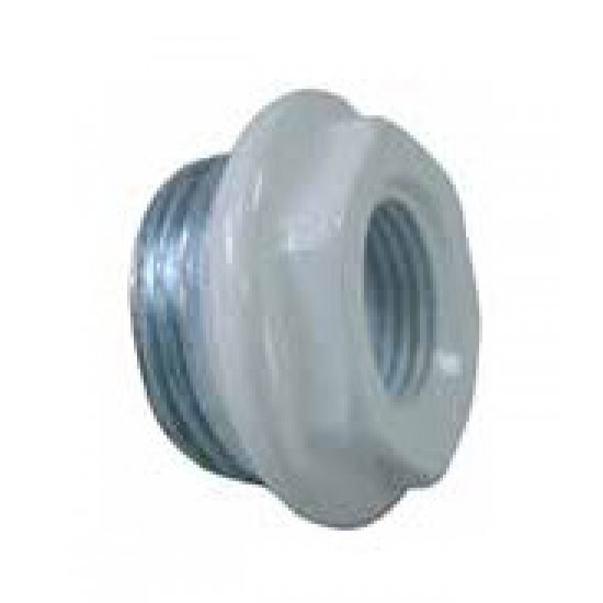 Aluminium radiator reduction with siliconе gasket 1" x 1/2", Left/Right